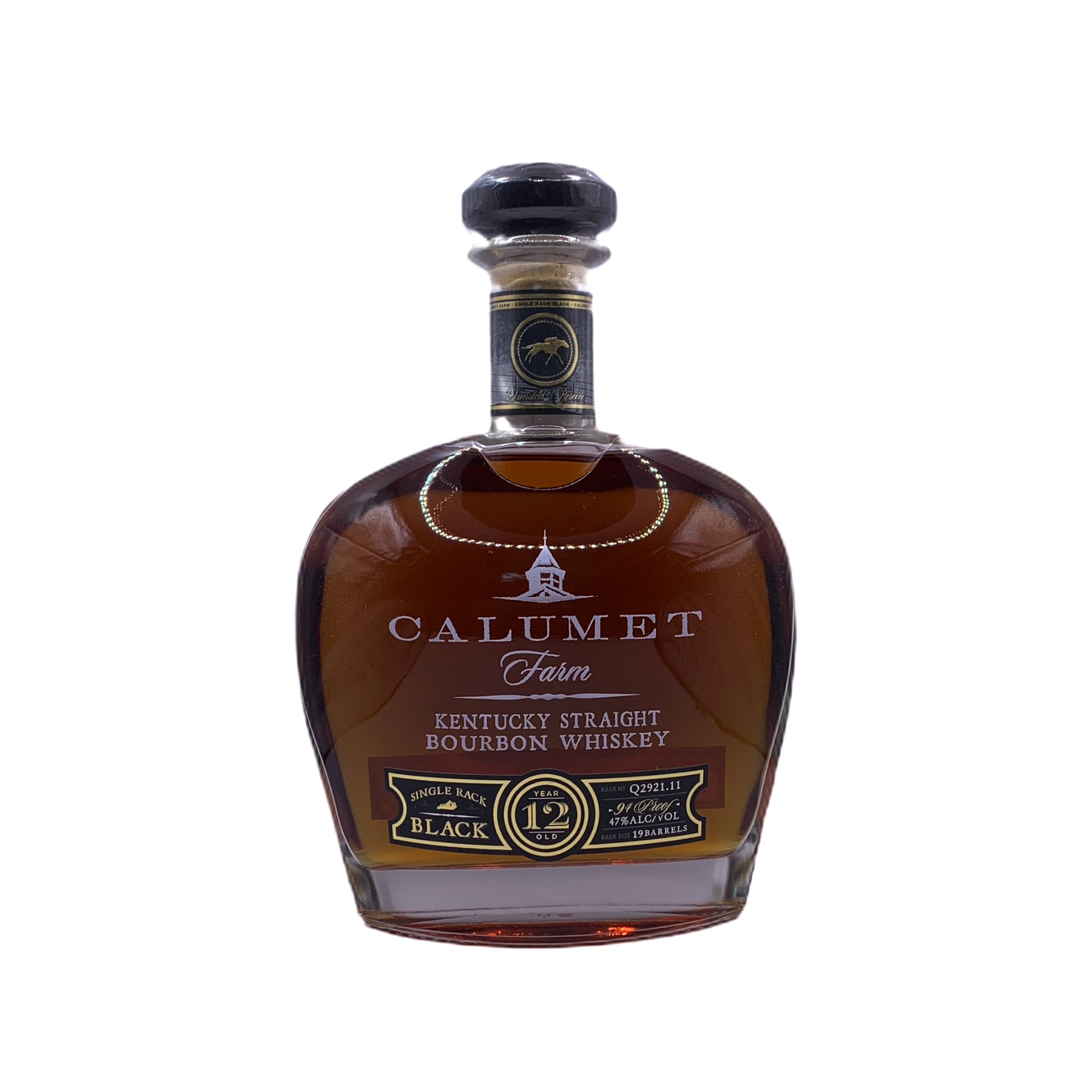 Calumet Farm 12 Year Old Single Rack Black Kentucky Bourbon Whiskey ... Calumet Farm 12 Year Old Single Rack Black Kentucky Bourbon Whiskey ...